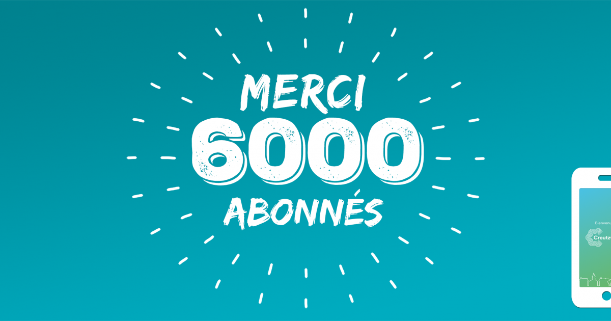 6000 abonnés : merci - Actualités - Tourisme & culture - mairie de ...