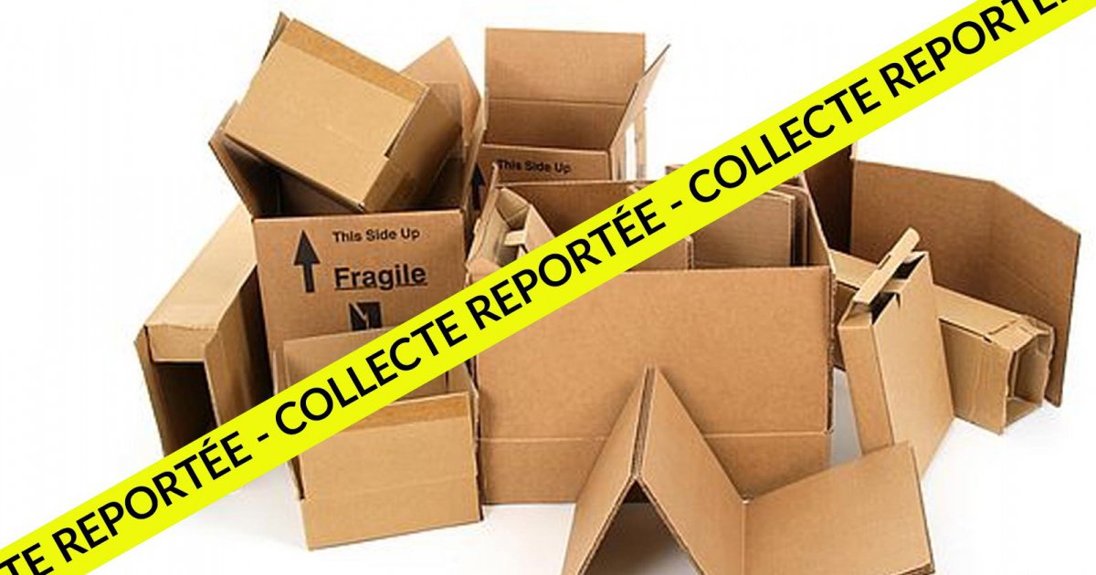 Report de collecte des cartons - Actualités - Tourisme & culture ...